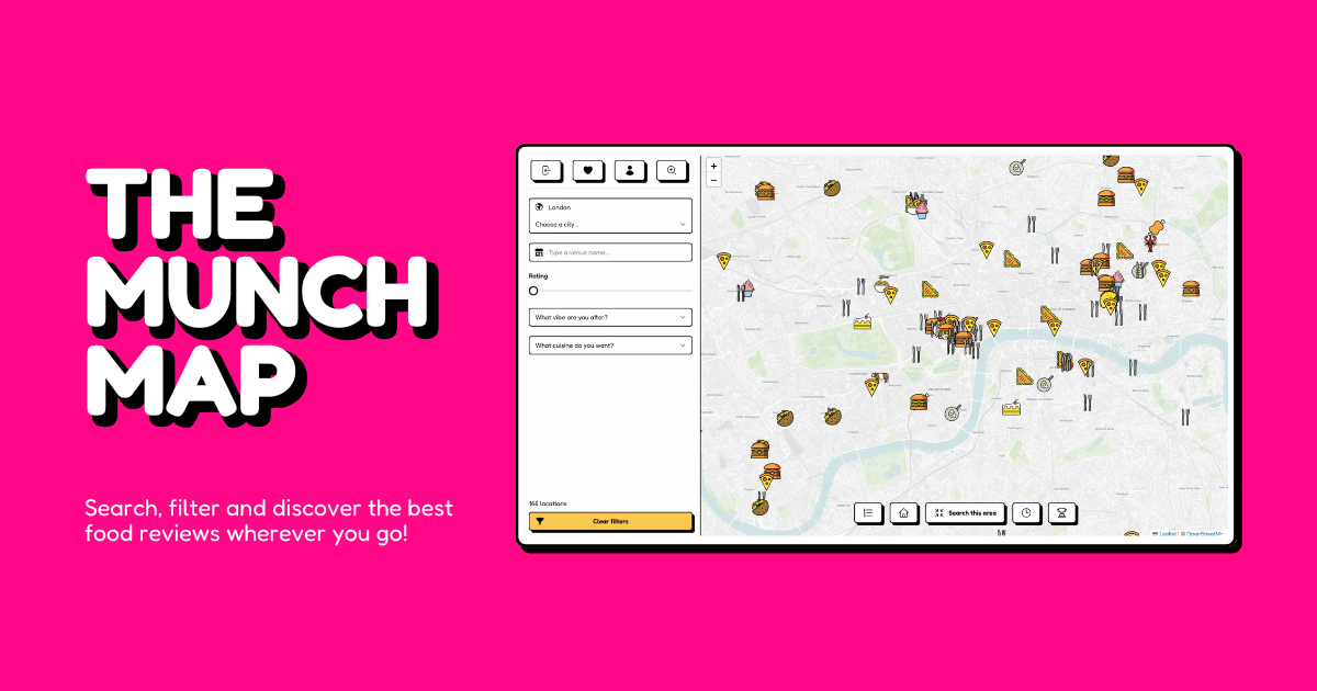 The Munch Map | Find the Best Food Reviews!